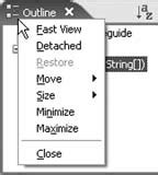 Menus Eclipse IDE Pocket Guide Book