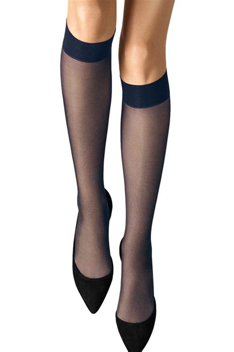 Navy Knee High Socks
