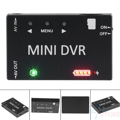 Mini Fpv Dvr Module Ntscpal Switchable Built In Battery Video Audio F