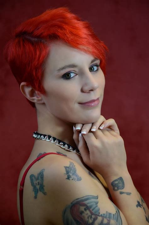 Inked Redhead Girl Model Model Hayley Pixie New Edit Uploa Flickr