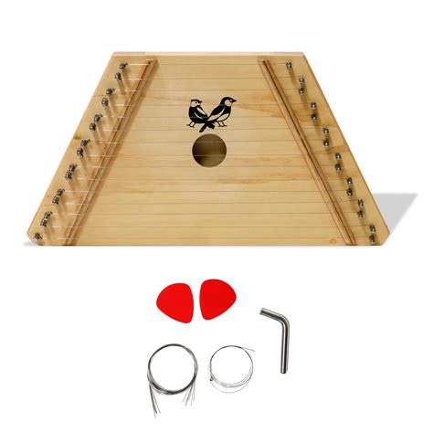 Mini Harp Harp Instruments Wooden Zither Lap Harp Finger Harp