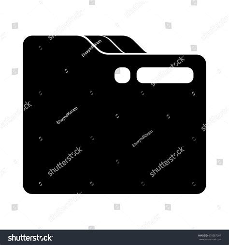 Close Folder Icon Stock Vector Royalty Free Shutterstock