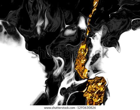 브러시 획이 있는 캔버스에 그려진 독창적인 스톡 일러스트 Shutterstock