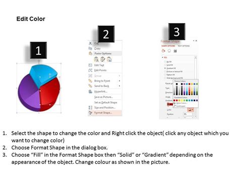 Bm Pie Chart With Multiple Percentage Values Powerpoint Template PowerPoint Slides Diagrams
