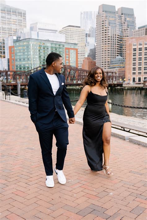 Steven Nana Fan Pier Park Engagement Session Boston Ma Move Mountains Co