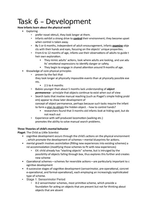 Task 7 Development Task Notes And Summary For The 7th Task Task 6 Development How