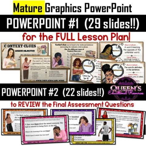 Context Clues Lesson PowerPoints And Activities Context Clues Worksheets Made By Teachers