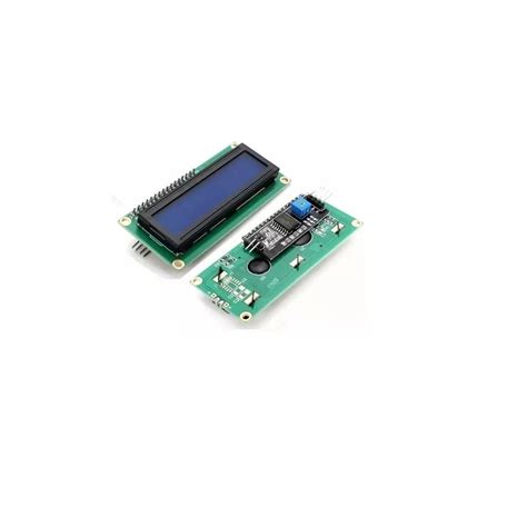 Display Lcd 16x2 1602 Fundo Azul Com Modulo I2c Soldado Código 41