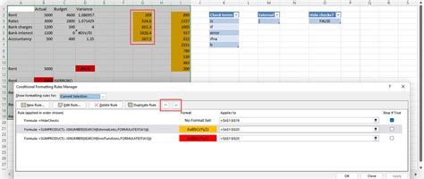 Conditional Formatting And Spreadsheet Review Part Two Icaew