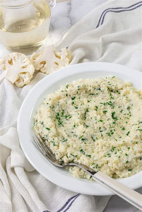 Cauliflower Risotto Food Faith Fitness
