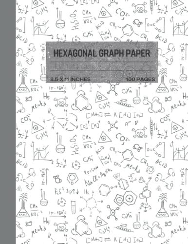 hexagonal graph paper composition notebook hexagon graph paper organic