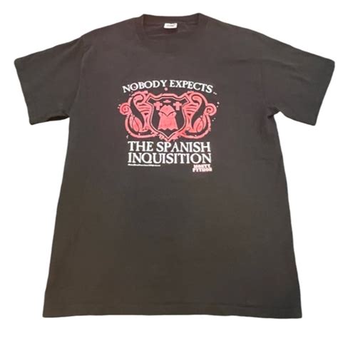 Shirts Vintage Monty Python Tshirt Nobody Expects The Spanish