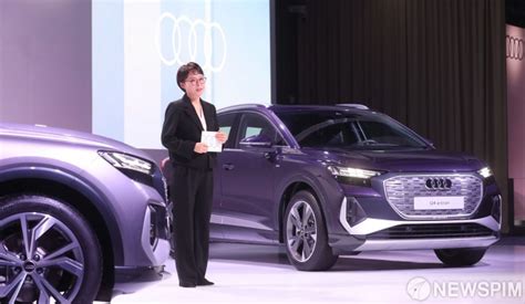 Q4 E 트론 소개하는 임현기 아우디코리아 사장 네이트 뉴스