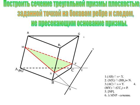 Построение сечений методом следов презентация онлайн