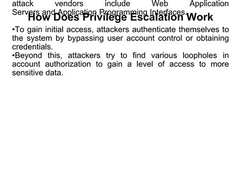 penetration testing privilege escalation ppt