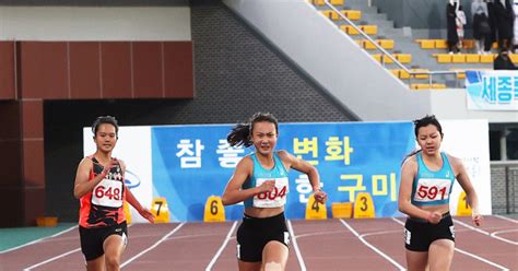이은빈과 기영난 소년체전 육상 2관왕 등극