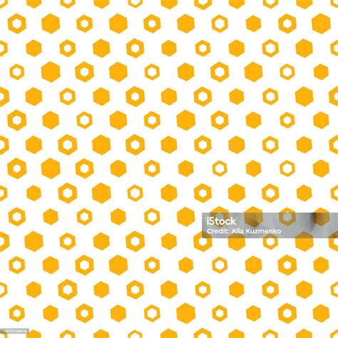 흰색 배경에 컬러 벌집 모양의 매끄러운 패턴 초대 포스터 카드 배너 공지 사항 등을 위한 템플릿 텍스처입니다 벡터 그림입니다 건강한 식생활에 대한 스톡 벡터 아트 및 기타