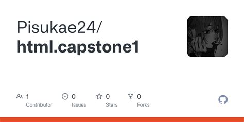 Github Pisukae24htmlcapstone1