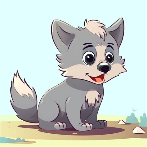 Cartoon Wolf Cub Images Free Download On Freepik