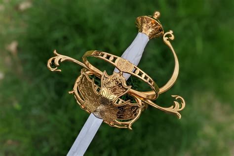 Golden Leaf Rapier [sharp] — Jesse Belsky Stageswords
