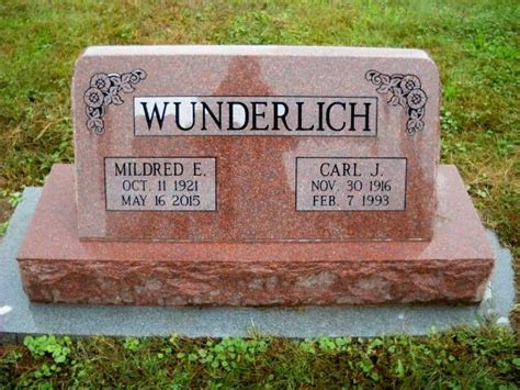 Carl James Wunderlich 1916 1993 Find A Grave Memorial