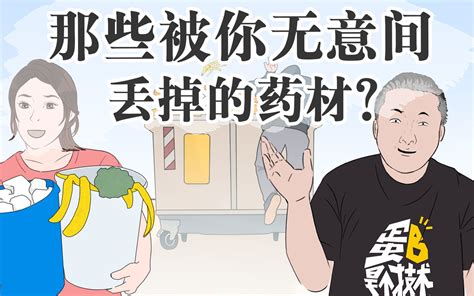 快来看看那些曾经被你丢进垃圾桶里的药材？ 蛋解杂谈 蛋解杂谈 哔哩哔哩视频