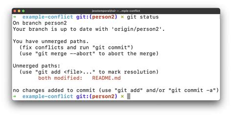 Solving Conflicts In Git Jessica Temporal