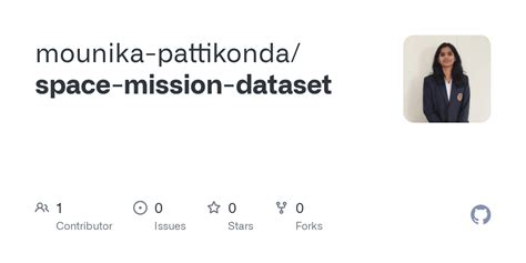 GitHub Mounika Pattikonda Space Mission Dataset