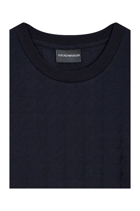 Emporio Armani엠포리오 아르마니 남성 하운드투스 체크 패턴 티셔츠 Sivillage 에스아이빌리지