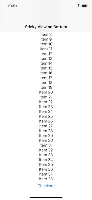 How To Create A Top And Bottom Sticky View In Swiftui