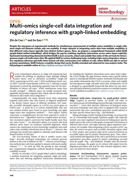 Multi Omics Single Cell Data Integration And Regulatory Inference With