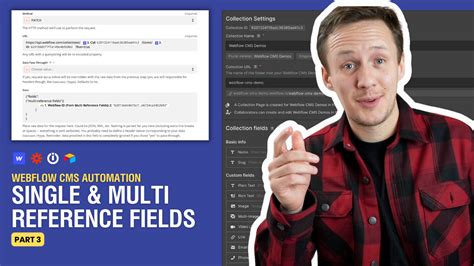 single and multi reference fields in webflow webflow cms automations
