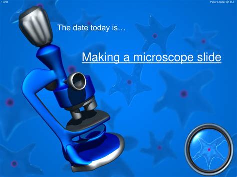 PPT Making A Microscope Slide PowerPoint Presentation Free Download ID