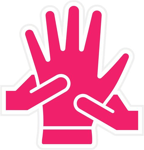 Hand Massage Vector Icon Style 22435361 Vector Art At Vecteezy