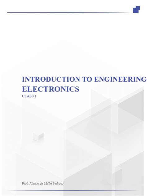 Lesson 1 Introduction To Electronic Engineering Pdf Vacuum Tube Engineering