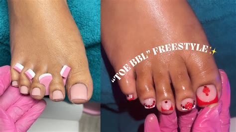 Acrylic Toe Tutorial How To Do Acrylic Toes Youtube