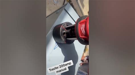 tranfer switch 200amp manual youtube