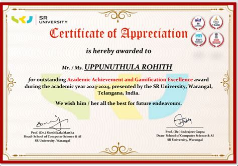 Rohith Uppunuthula On Linkedin Hey Everyone Im Excited To Share That Ive Received The