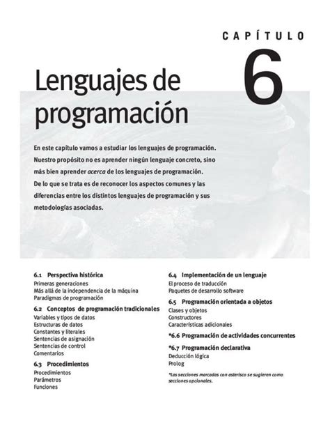 Capitulo Lenguajes De Programacion Introducci N A La Computaci N Studocu