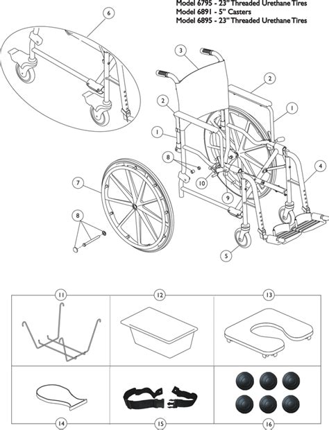 Mariner Shower Commode Chair Replacement Parts By Invacare Wheelchair