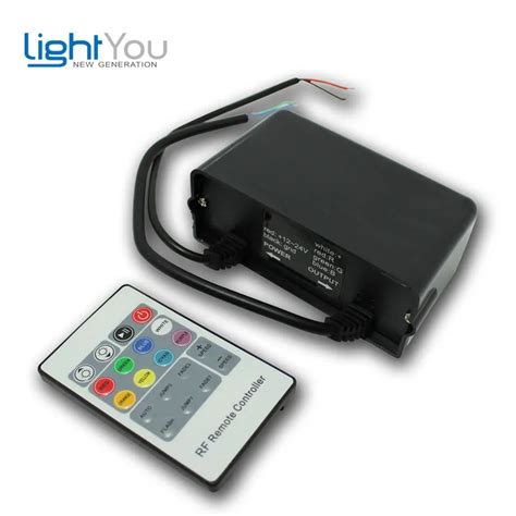 DC V RF Waterproof Controller Output Ch Control RGB Flexible Led Strip Wash Lamps V W