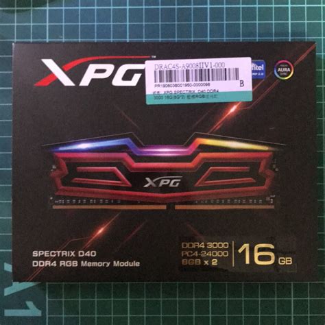 Xpg Spectrix D40 Ddr4 3000 8g 2的價格推薦 2025年4月 比價比個夠biggo