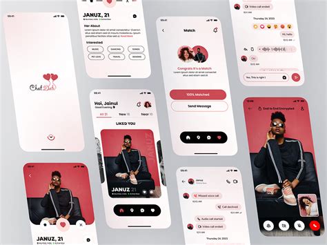 Dating App Ui Designs Themes Templates And Downloadable Graphic
