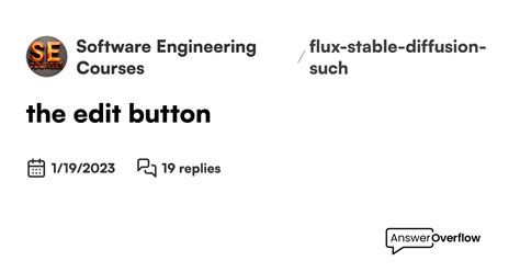 the edit button software engineering courses secourses
