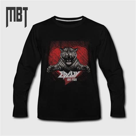 Edguy Band Long Sleeve T Shirt Edguy Love Tyger Cover Long Sleeve Tee