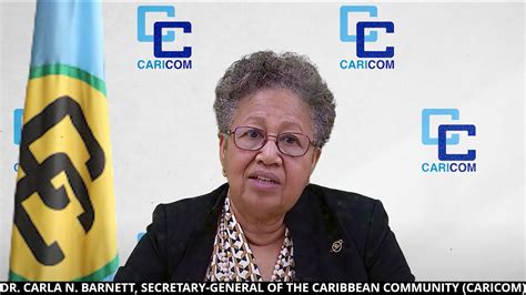 Message From Dr Carla N Barnett Secretary General Of The Caribbean