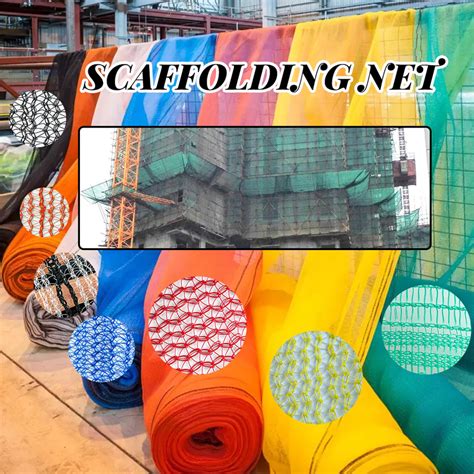 Construction 100 Hdpe Material Scaffold Safety Netting Debris Netting