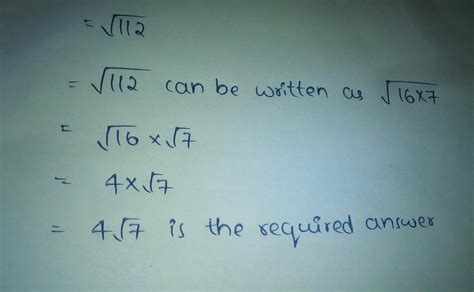 112 Simplify The Given Surd Brainly In