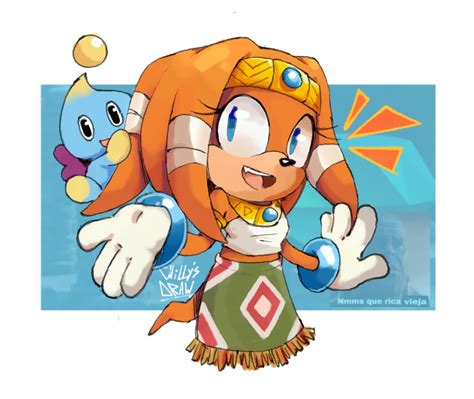 Neutral Chao Thanos And Tikal The Echidna Marvel And 2 More Drawn