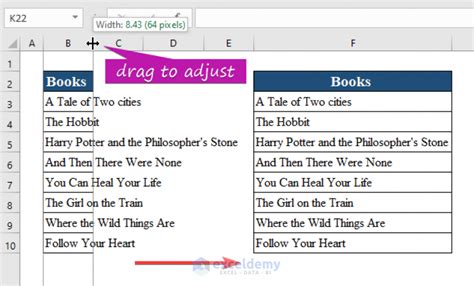 How To Adjust Column Width In Word Table Without Affecting Other Cells Design Talk